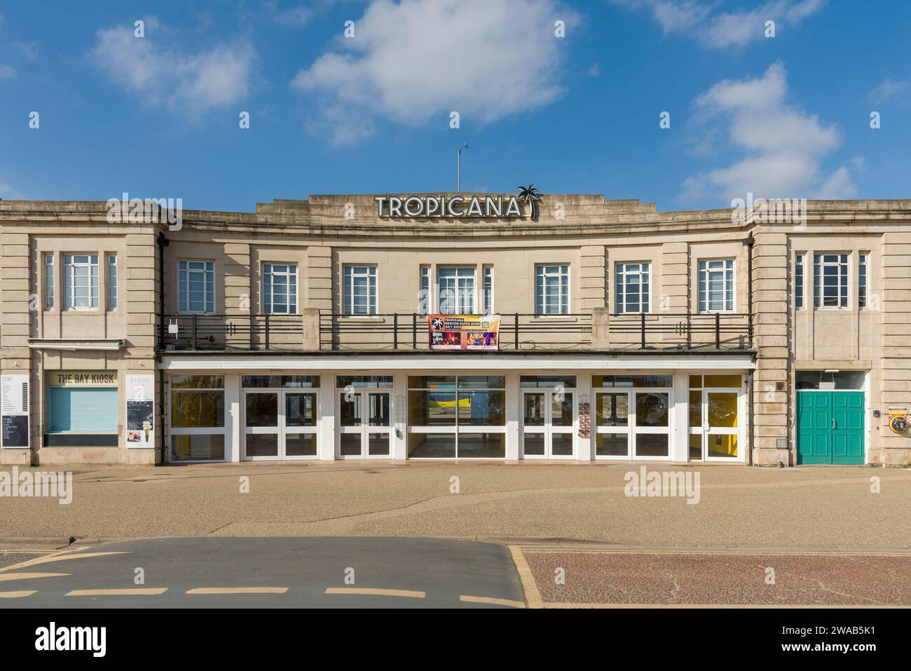 The Tropicana building, the former lido on the seafront in the seaside ...