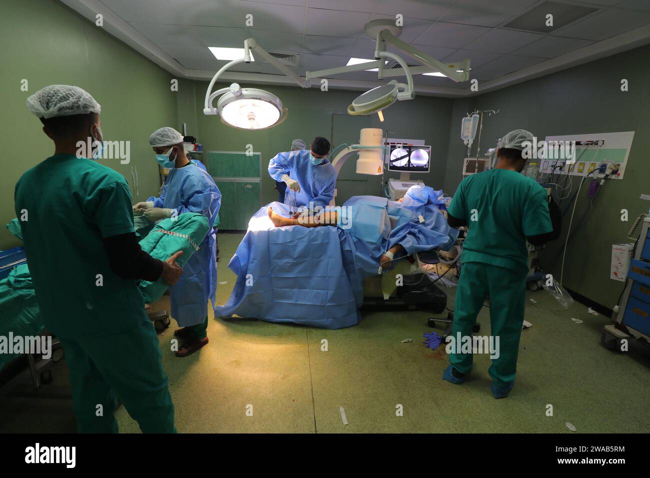 Paletinian doctors performs complex surgeries on injured Palestinians ...