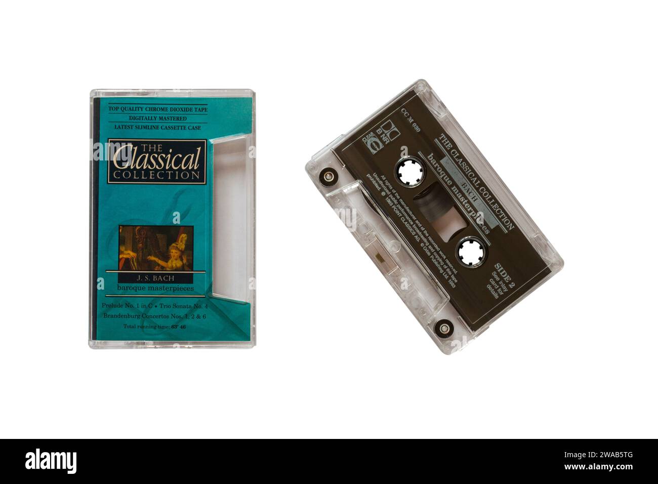 J s bach baroque masterpieces cassette tape hi-res stock photography ...