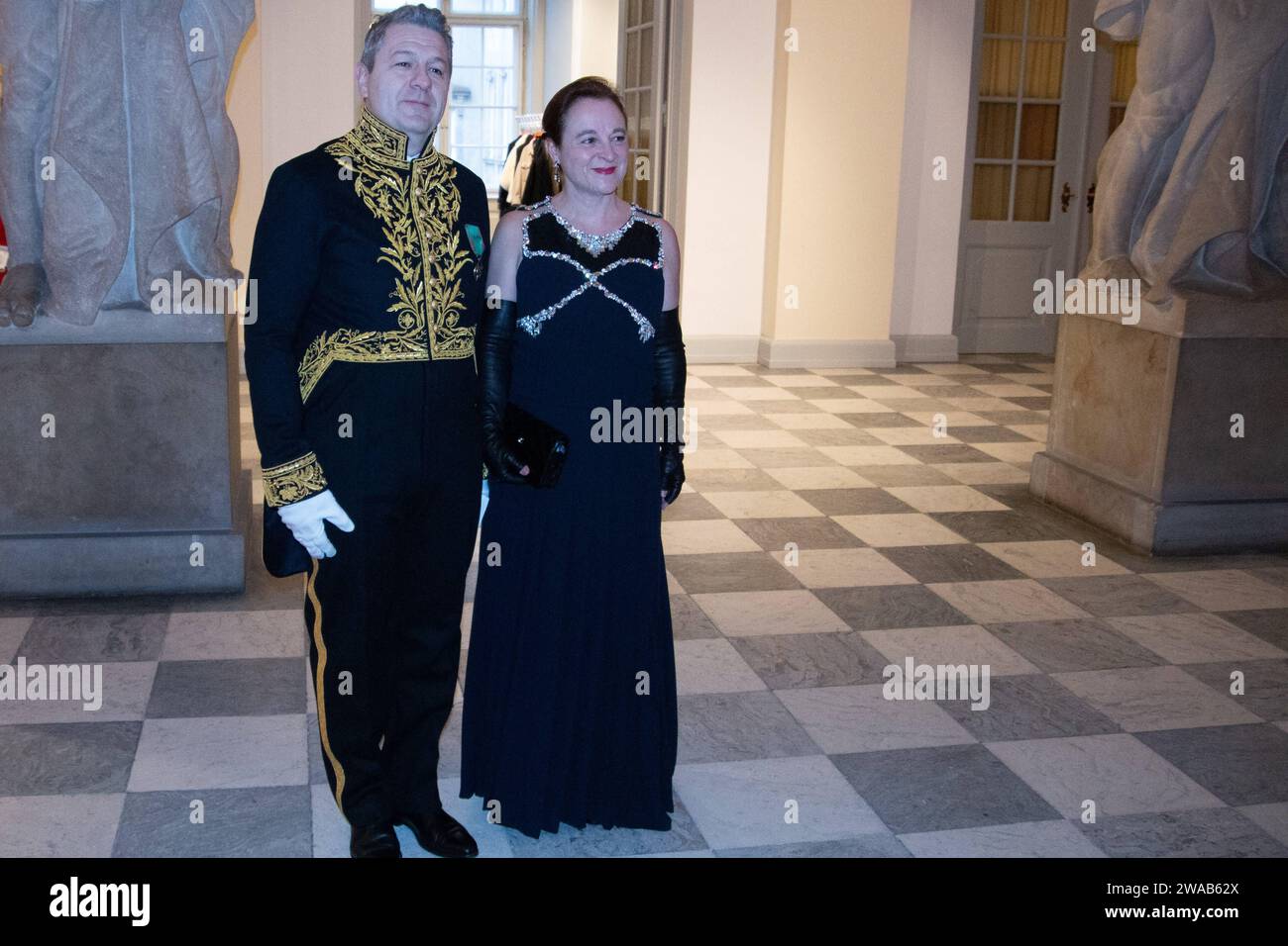The French ambassador in Denmark, Christophe Parisot, arrives at the ...