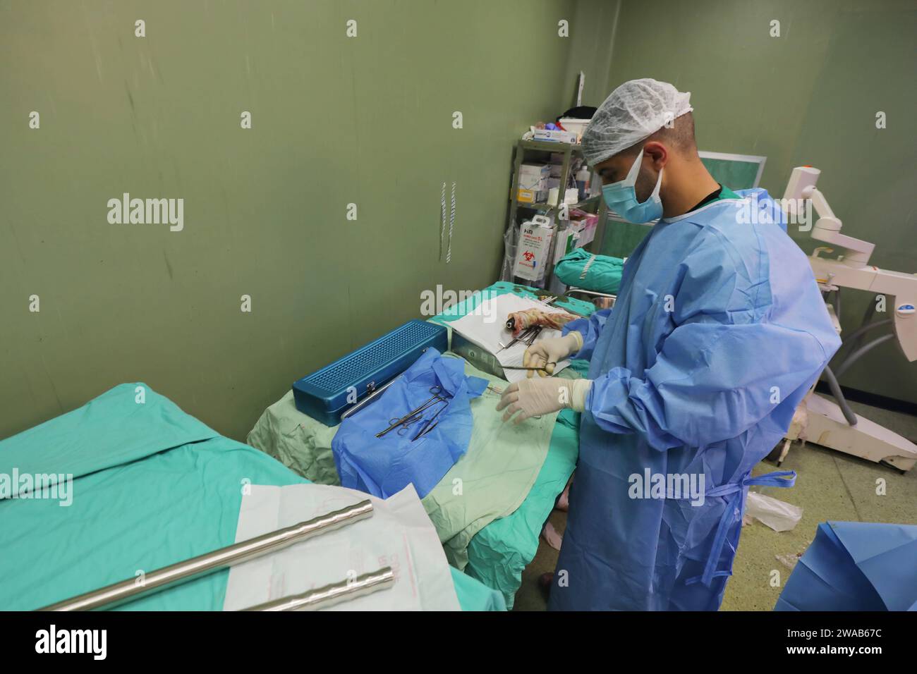 Paletinian doctors performs complex surgeries on injured Palestinians ...