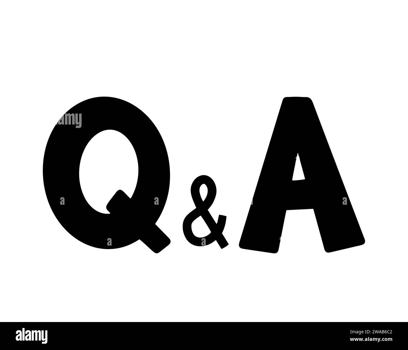 Questions and answers icon. Q and A Social Media symbol. Question ...