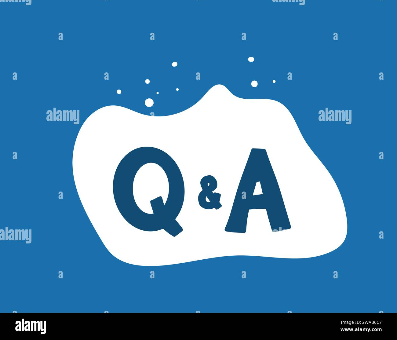Questions and answers icon. Q and A Social Media symbol. Question ...