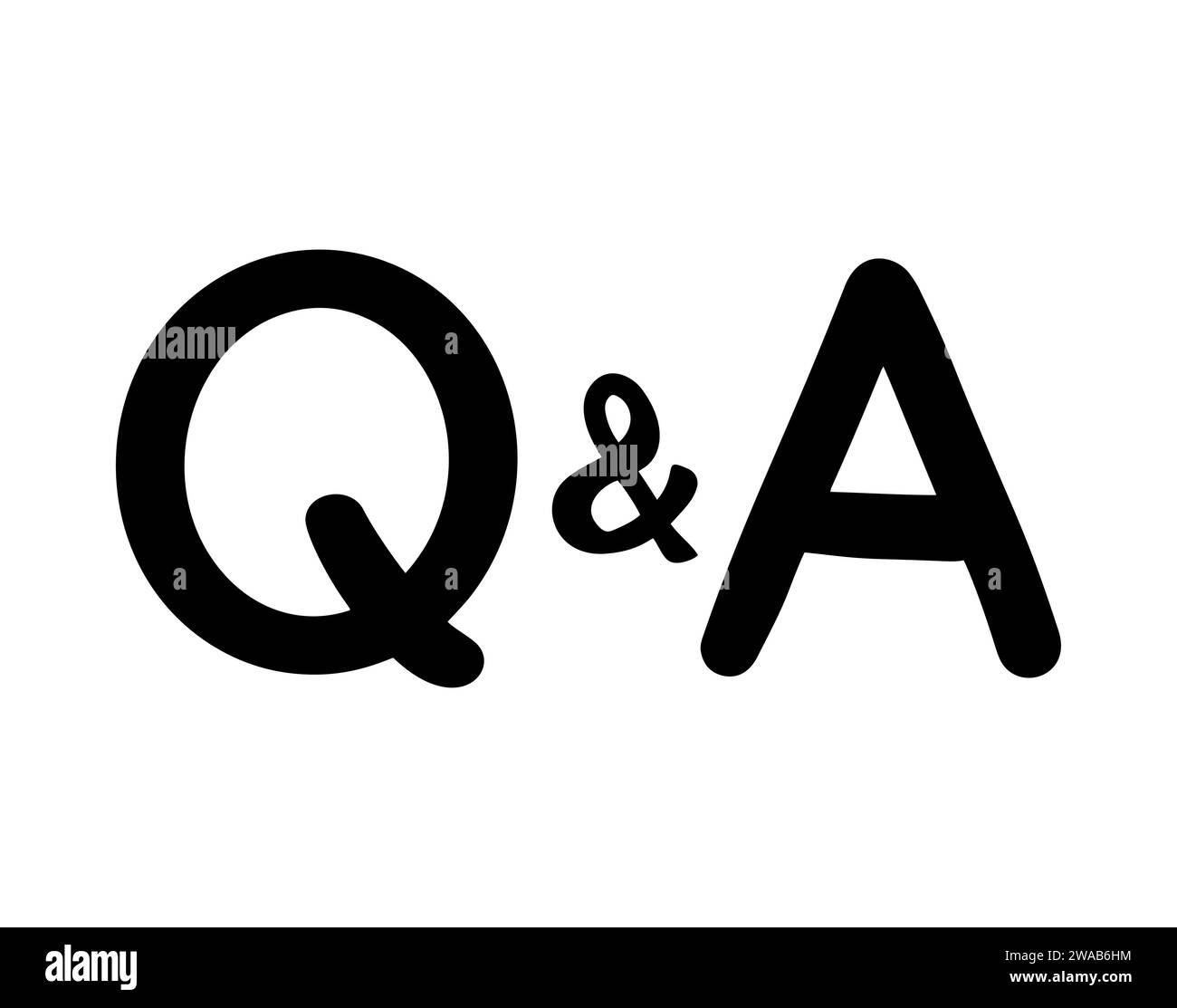 Questions and answers icon. Q and A Social Media symbol. Question ...