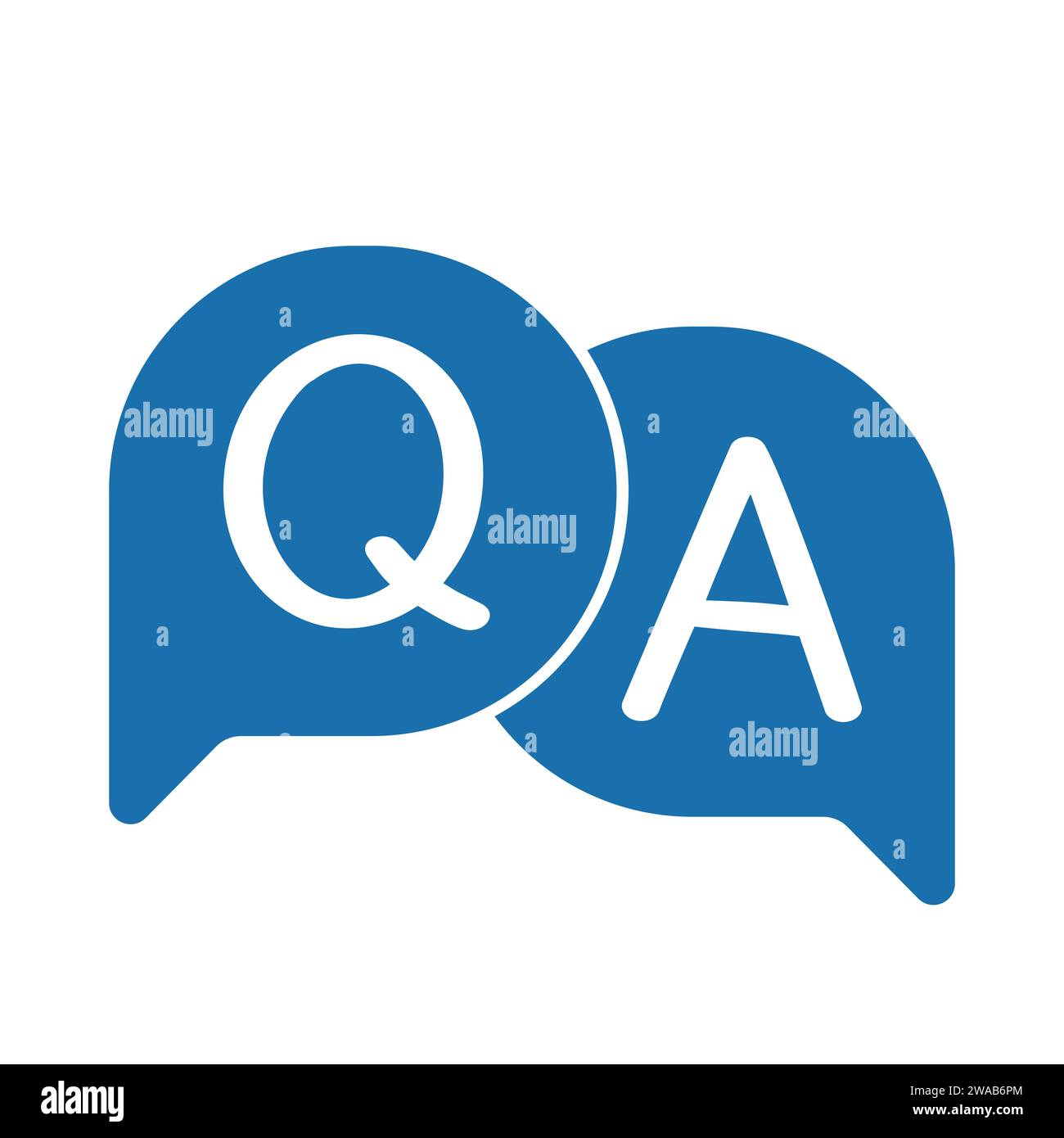 Questions and answers icon. Q and A Social Media symbol. Question ...