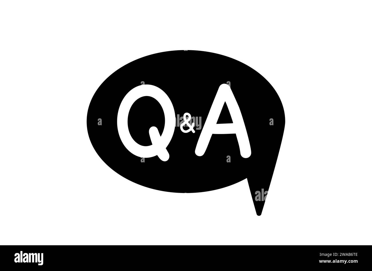 Questions and answers icon. Q and A Social Media symbol. Question ...