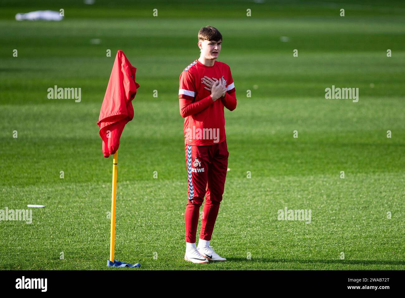 Koeln, Deutschland. 03rd Jan, 2024. Jaka Cuber Potocnik (1. FC K?ln) 1. FC K?ln, Training 03.01. ...