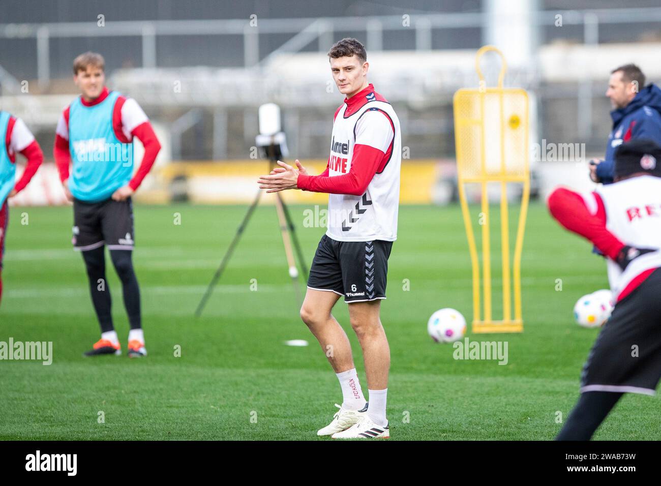 Koeln, Deutschland. 03rd Jan, 2024. Eric Martel (1.FC Koeln, 6) 1. FC K?ln, Training 03.01.2024 ...