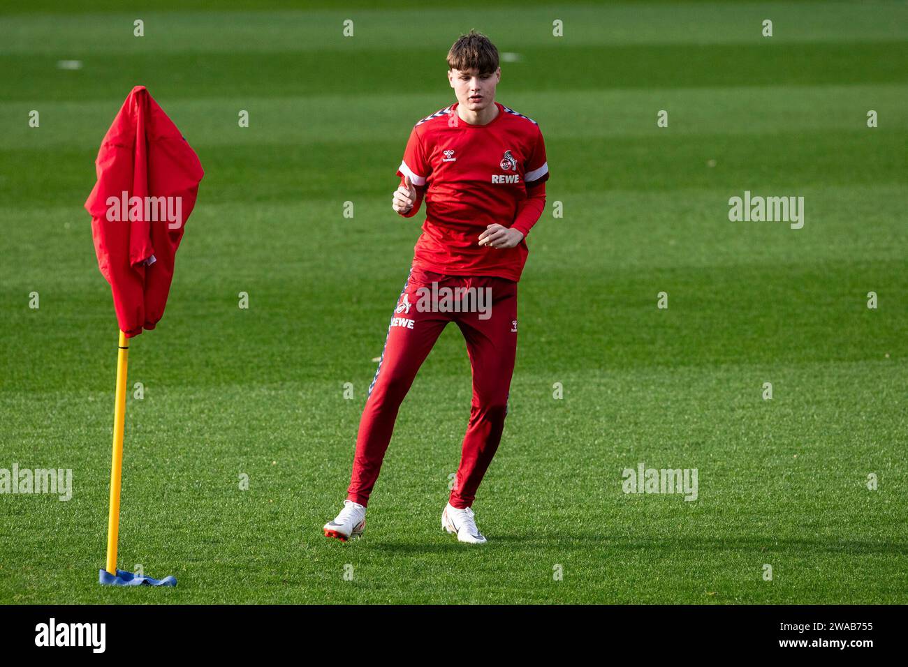 Koeln, Deutschland. 03rd Jan, 2024. Jaka Cuber Potocnik (1. FC K?ln) 1. FC K?ln, Training 03.01. ...