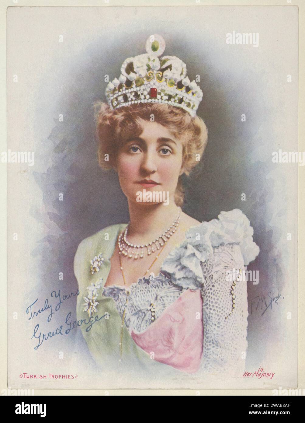 Grace George in Her Majesty, from the Actresses series (T1 ...