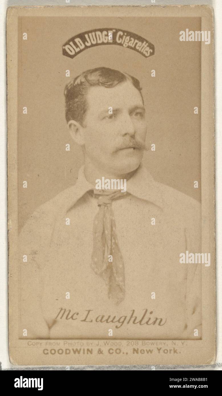 McLaughlin, from the Old Judge series (N172) for Old Judge Cigarettes ...