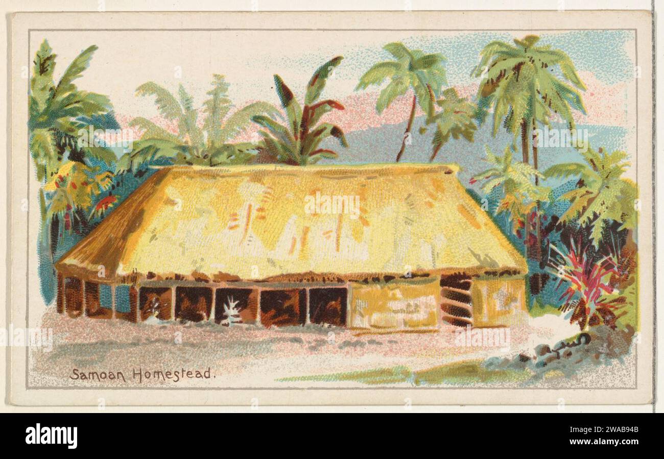 Samoan homestead hi-res stock photography and images - Alamy