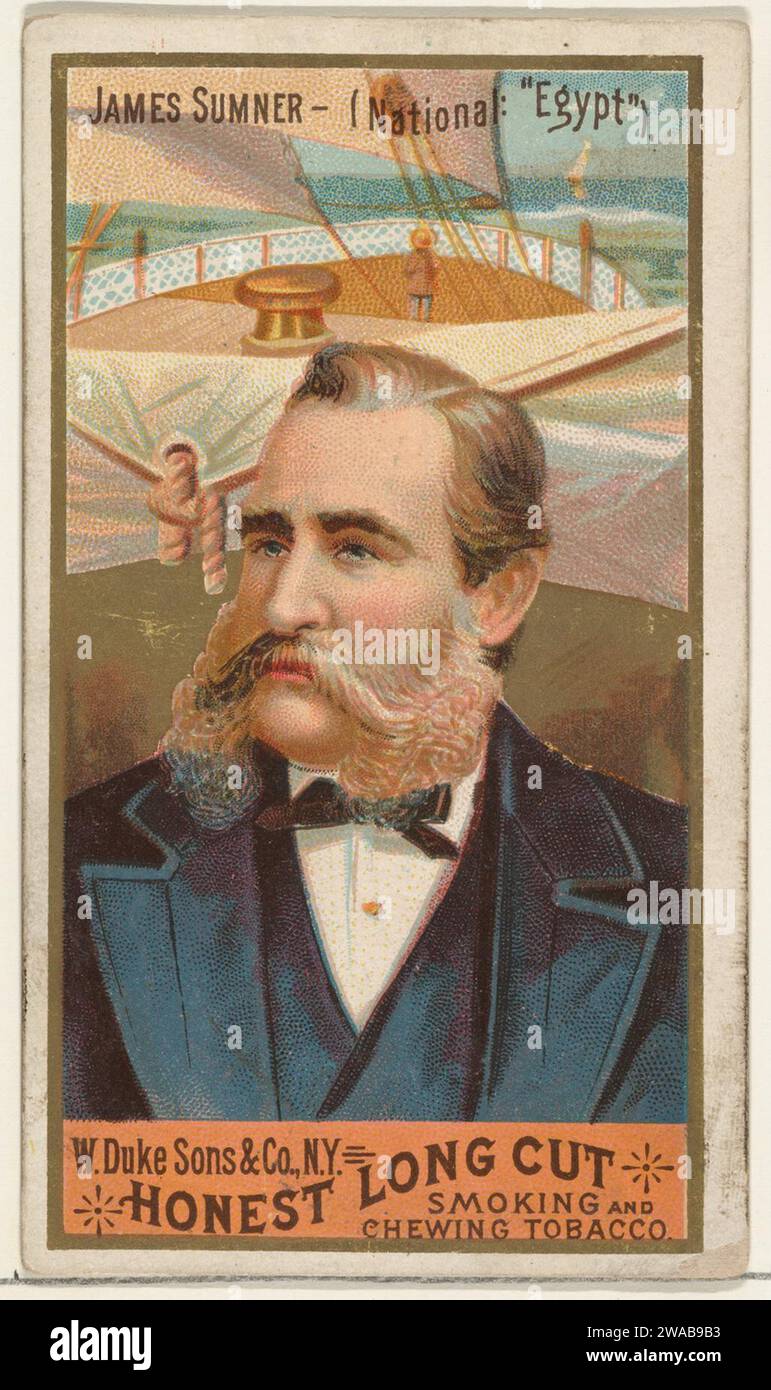 James Sumner, from the Sea Captains series (N127) issued by Duke Sons ...