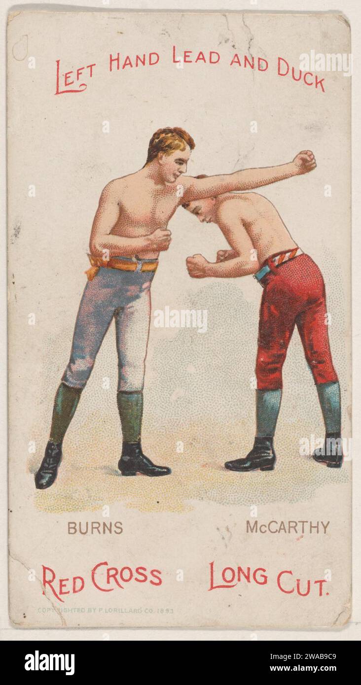 Left Hand Lead and Duck, Bobby Burns and Cal McCarthy, from the Boxing ...