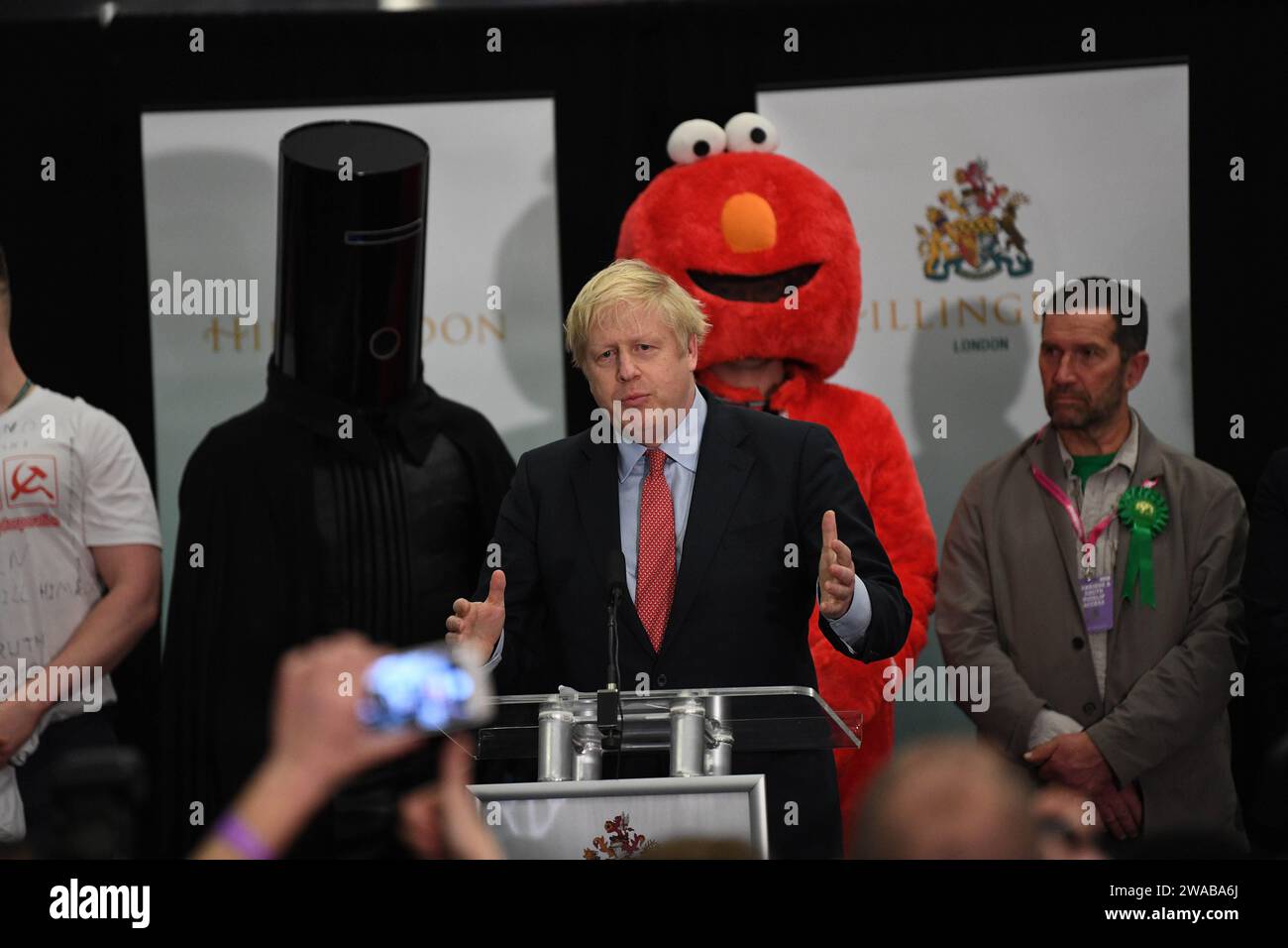 Image ©Licensed to Parsons Media. 13/12/2019. London, United Kingdom. Boris Johnson Wins 2019 ...