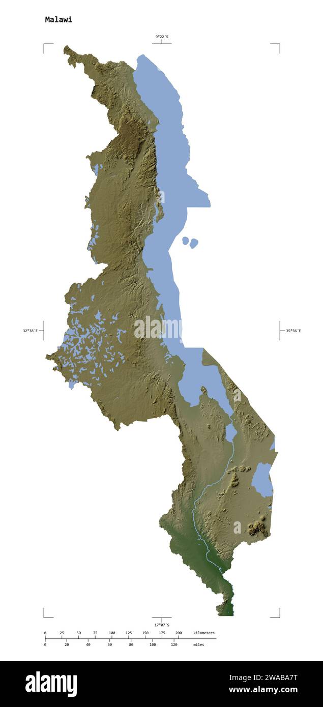 Shape of a Pale colored elevation map with lakes and rivers of the ...