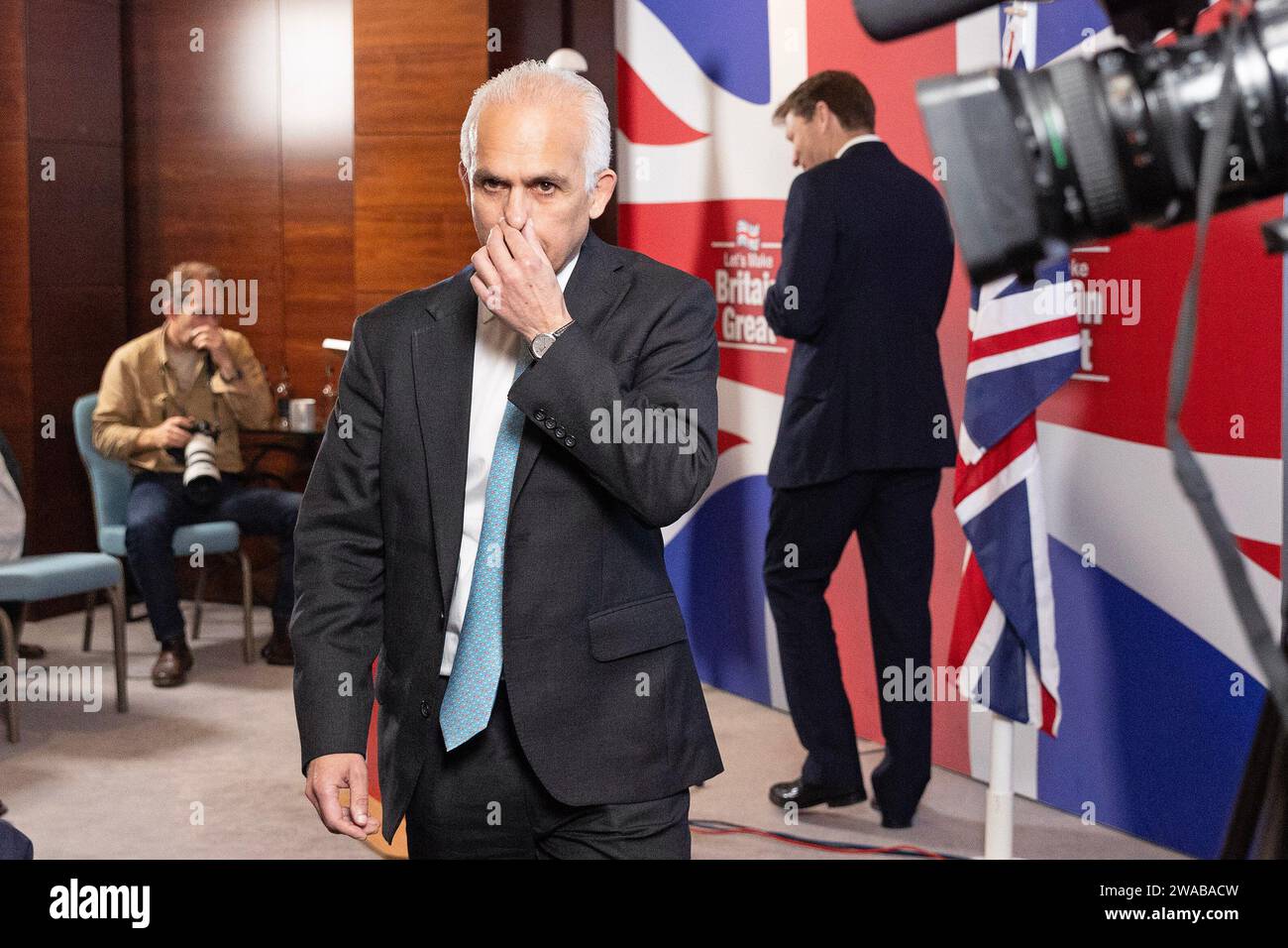 03/01/2024, London, United Kingdom. Ex Conservative MP and Brexit party ...