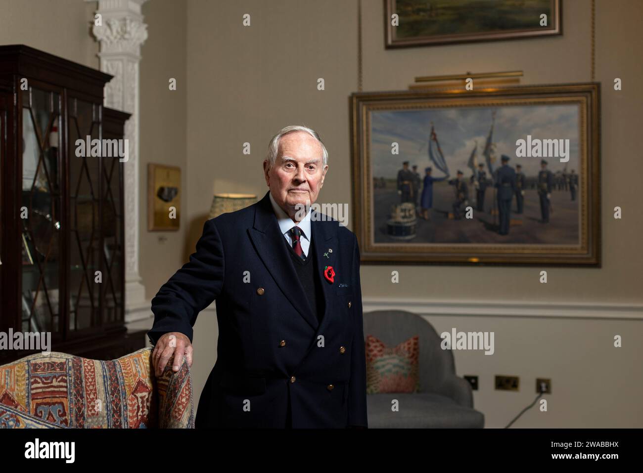 Colin Bell DFC, served in Bomber Command in East Anglia (RAF Downham ...