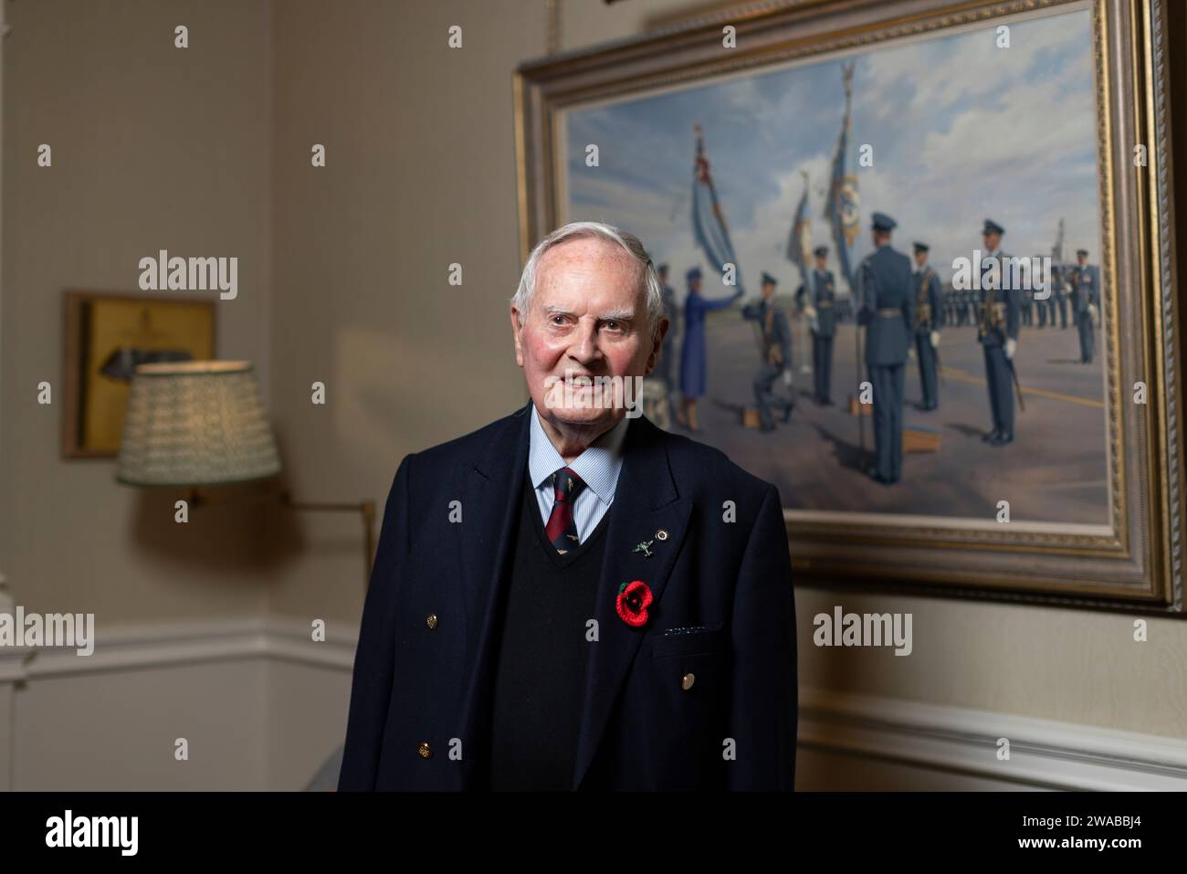 Colin Bell DFC, served in Bomber Command in East Anglia (RAF Downham ...