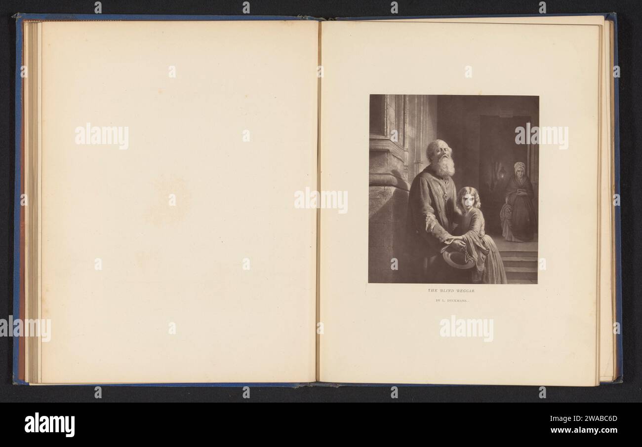 The blind beggar, anonymous, after Jozef Laurent Dyckmans, c. 1862 - in ...