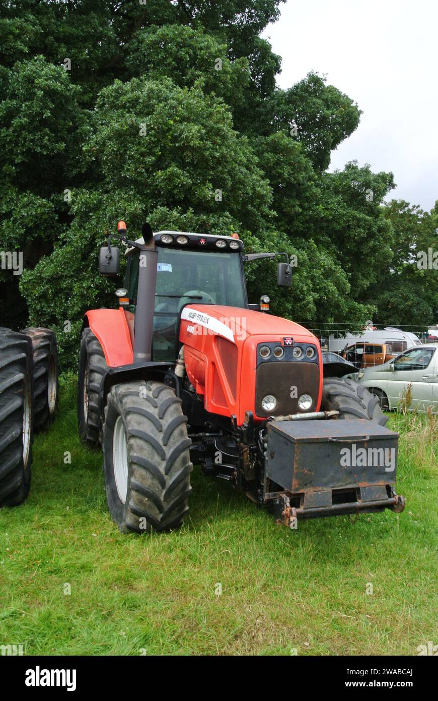 A Massey Ferguson 8450 tractor parked on display at the 48th Historic ...
