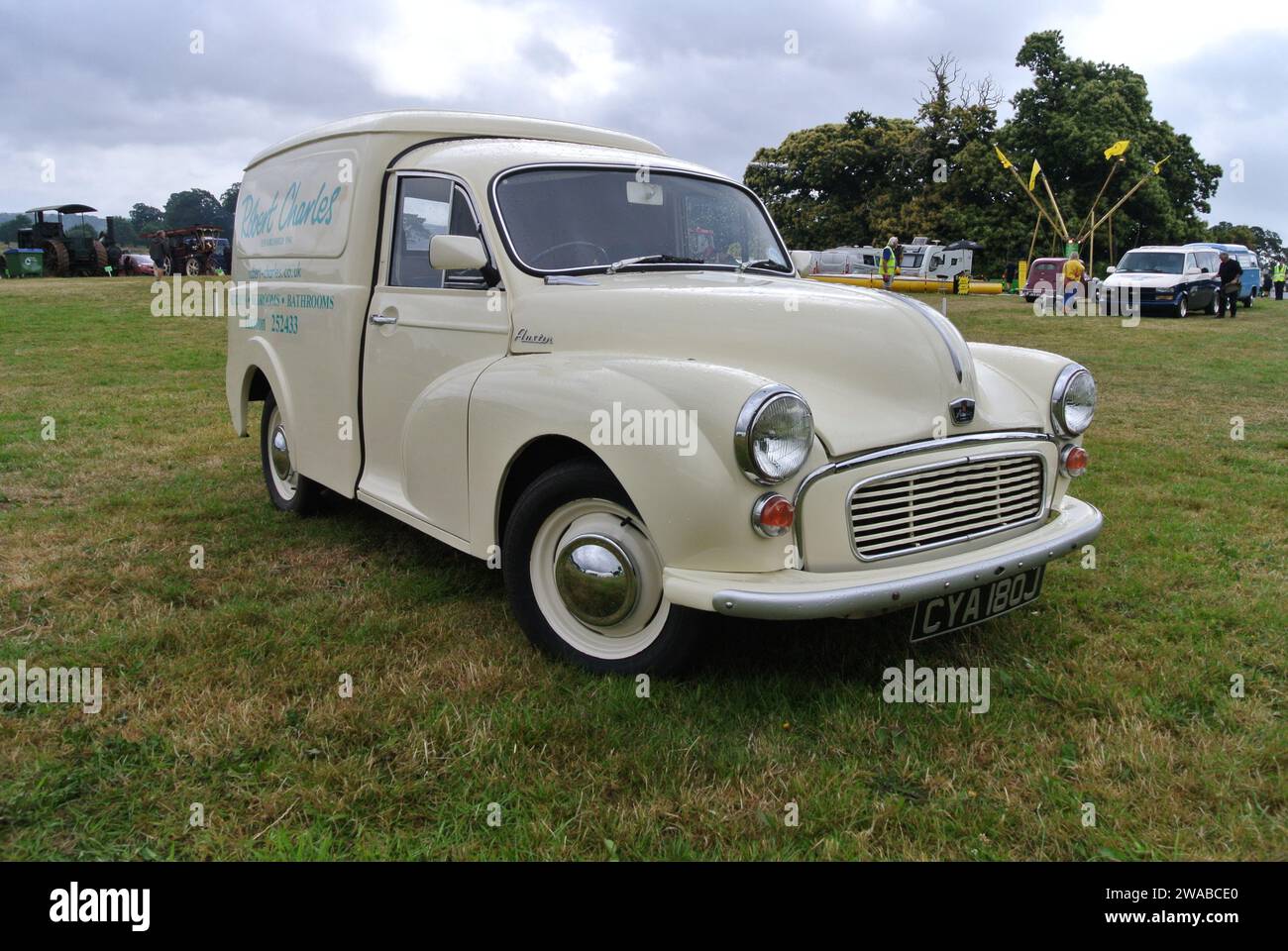 A 1970 Austin 8 Cwt Van parked on display at the 48th Historic Vehicle ...