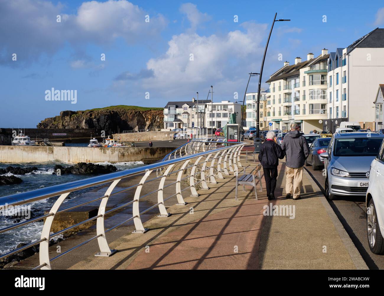 Promenade in Portstewart Northern Ireland Stock Photo - Alamy