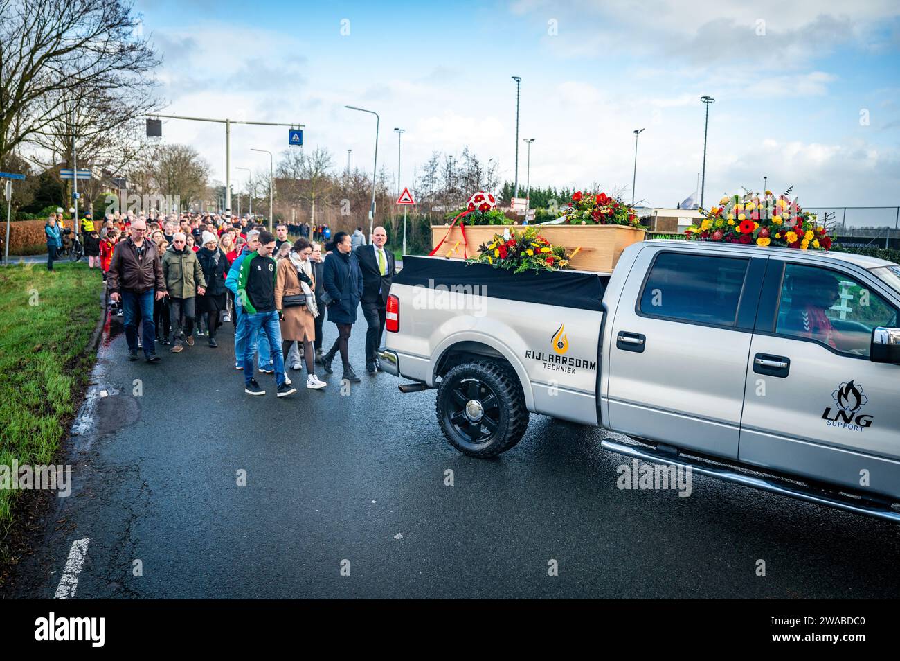 ZEVENHOVEN - Silent journey for 14-year-old Stanley, who died in a ...