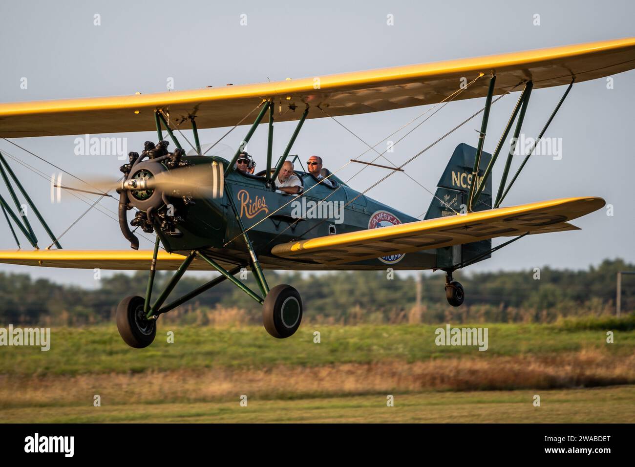 New Standard biplane at Brodhead Pietenpol Stock Photo - Alamy