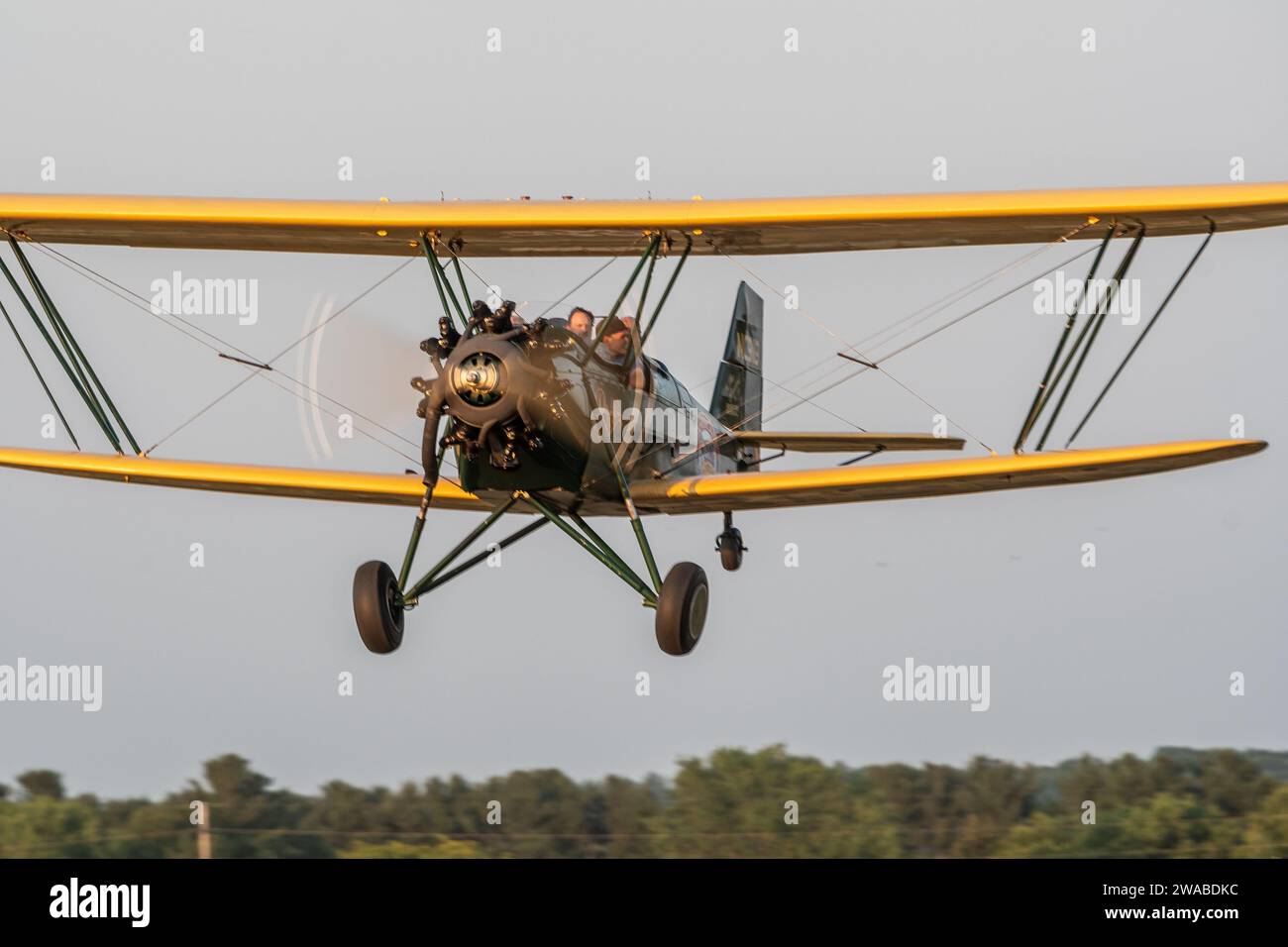 New Standard biplane at Brodhead Pietenpol Stock Photo - Alamy