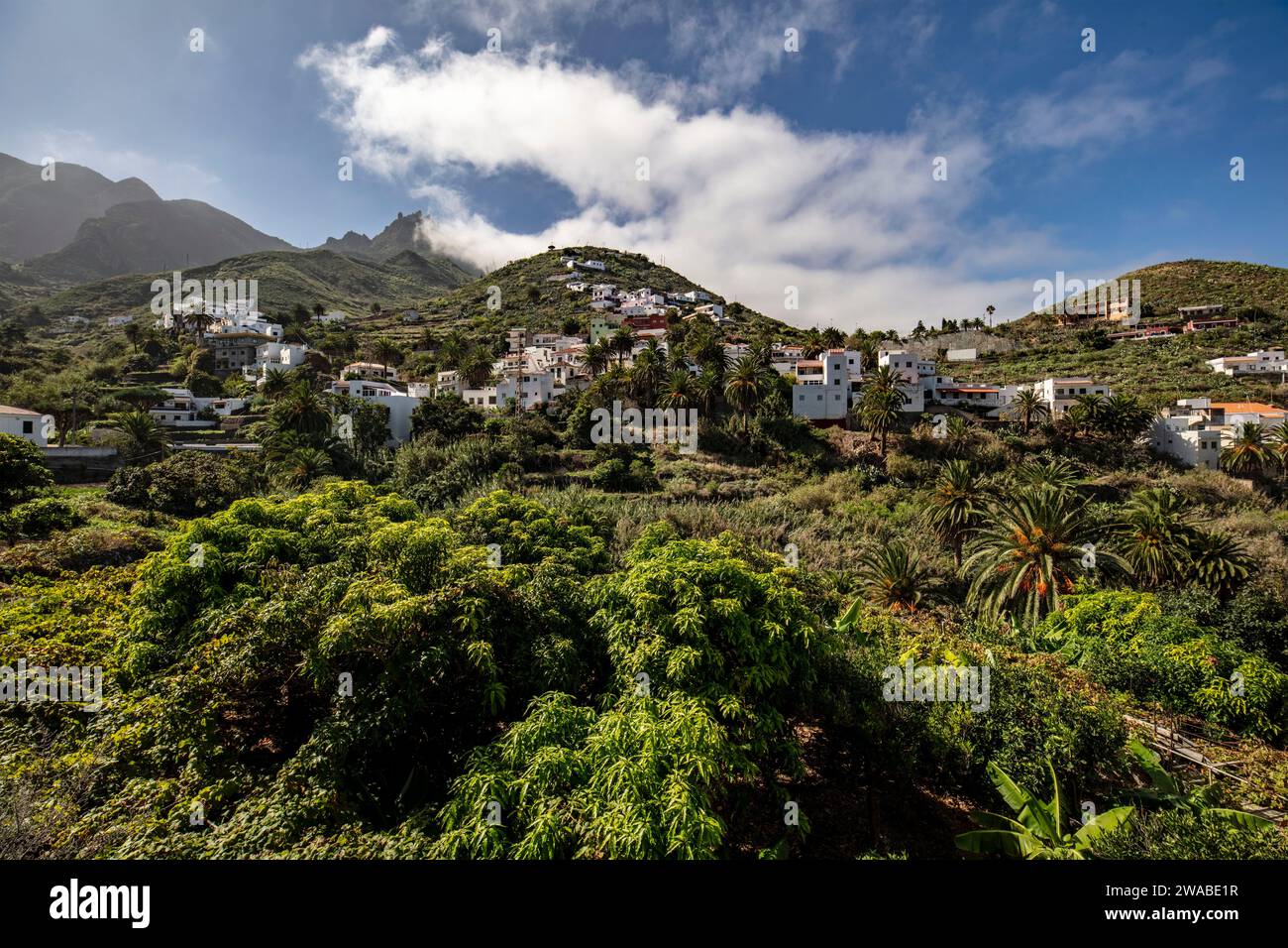 View from the ever popular rural tourist trap village of Taganana ...