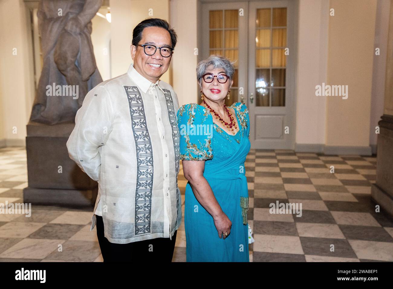 Copenhagen, Denmark. 03rd Jan, 2024. Philippine ambassador Leo M ...