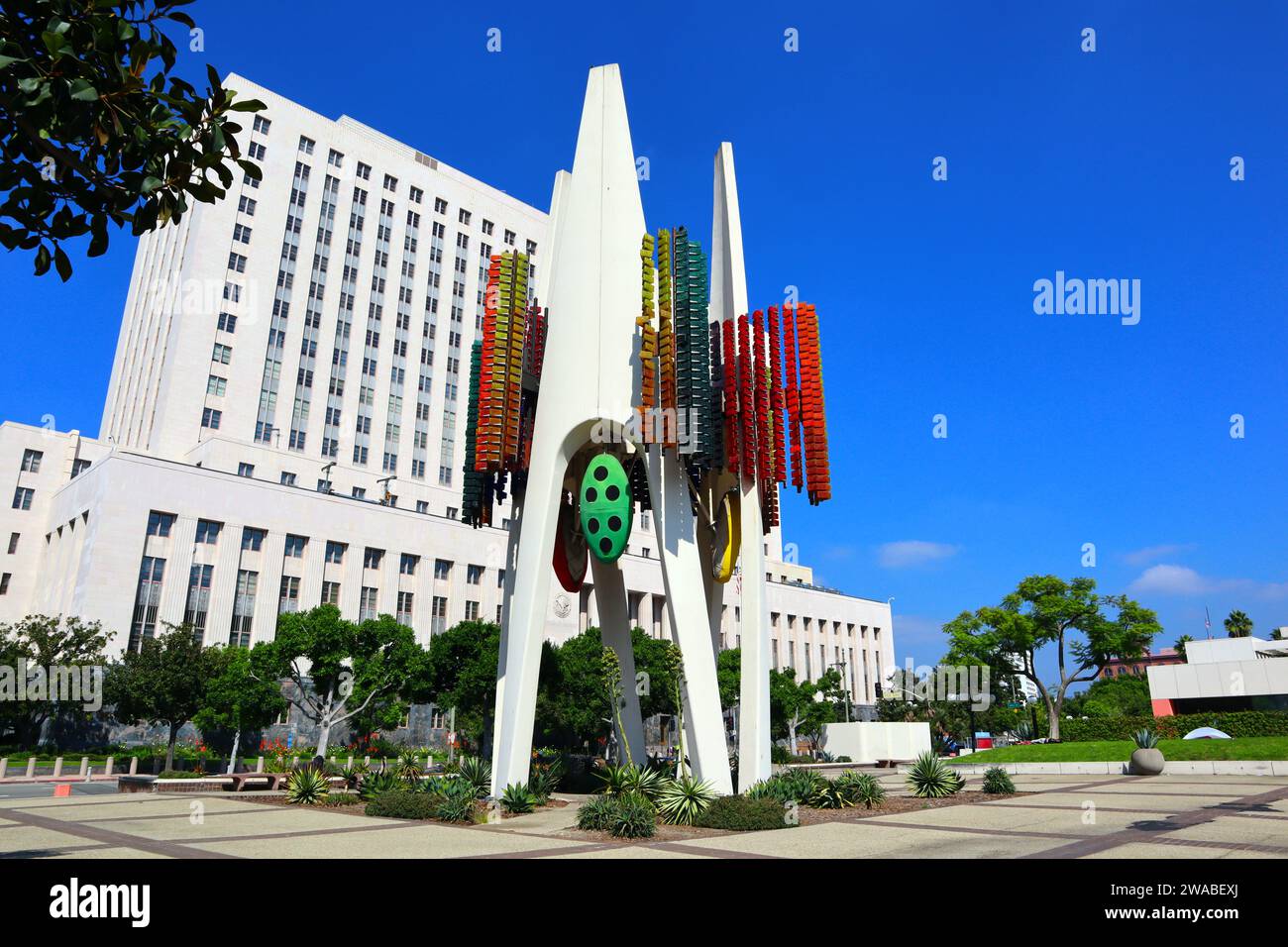 Los Angeles, California: Public Art "Triforium" by artist Joseph Young ...