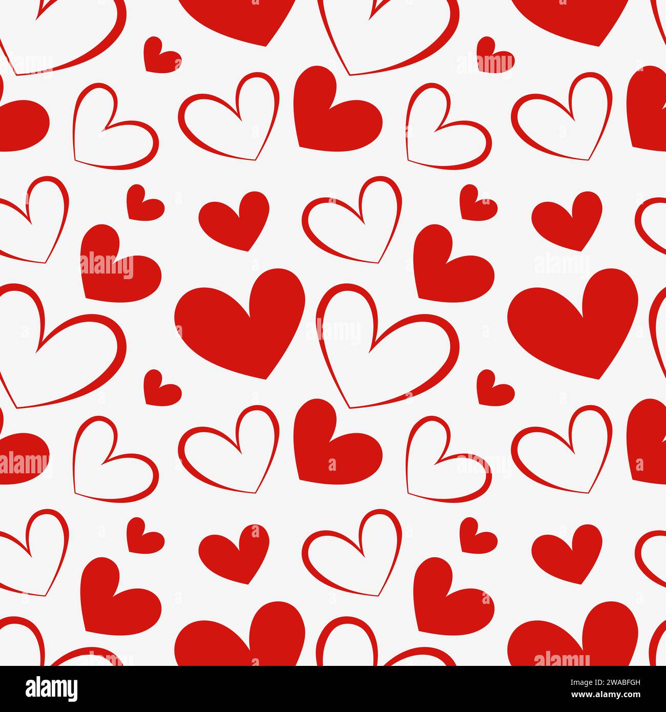 Irregular hearts Stock Vector Images - Alamy