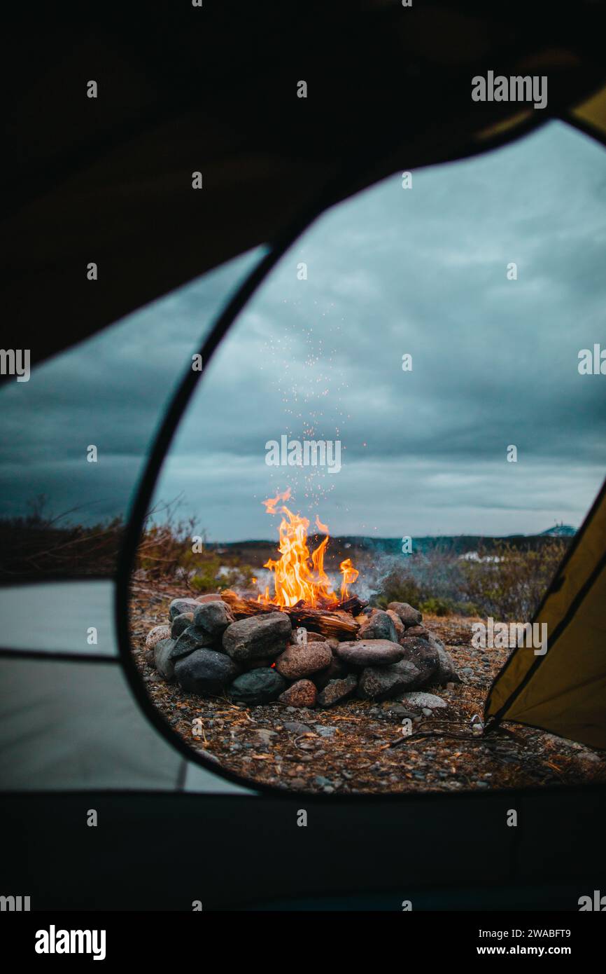 Bonfire scenery hi-res stock photography and images - Alamy