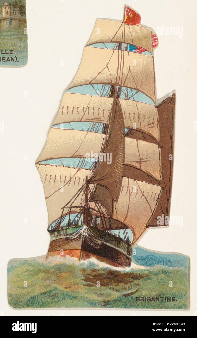 Brigantine illustration hi-res stock photography and images - Alamy