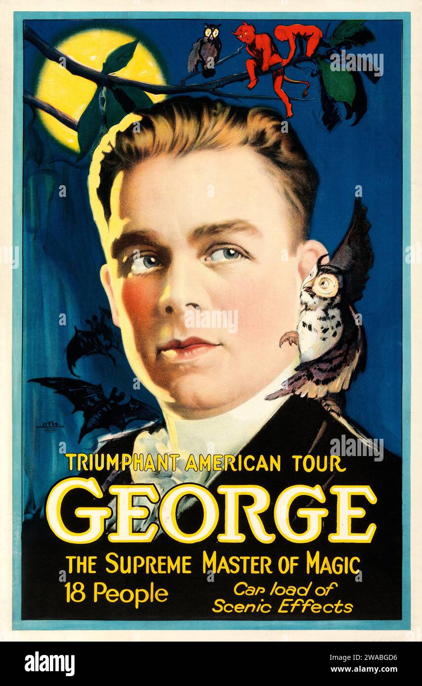 The Magician George - The Supreme Master of Magic (1920s) Magic Show ...