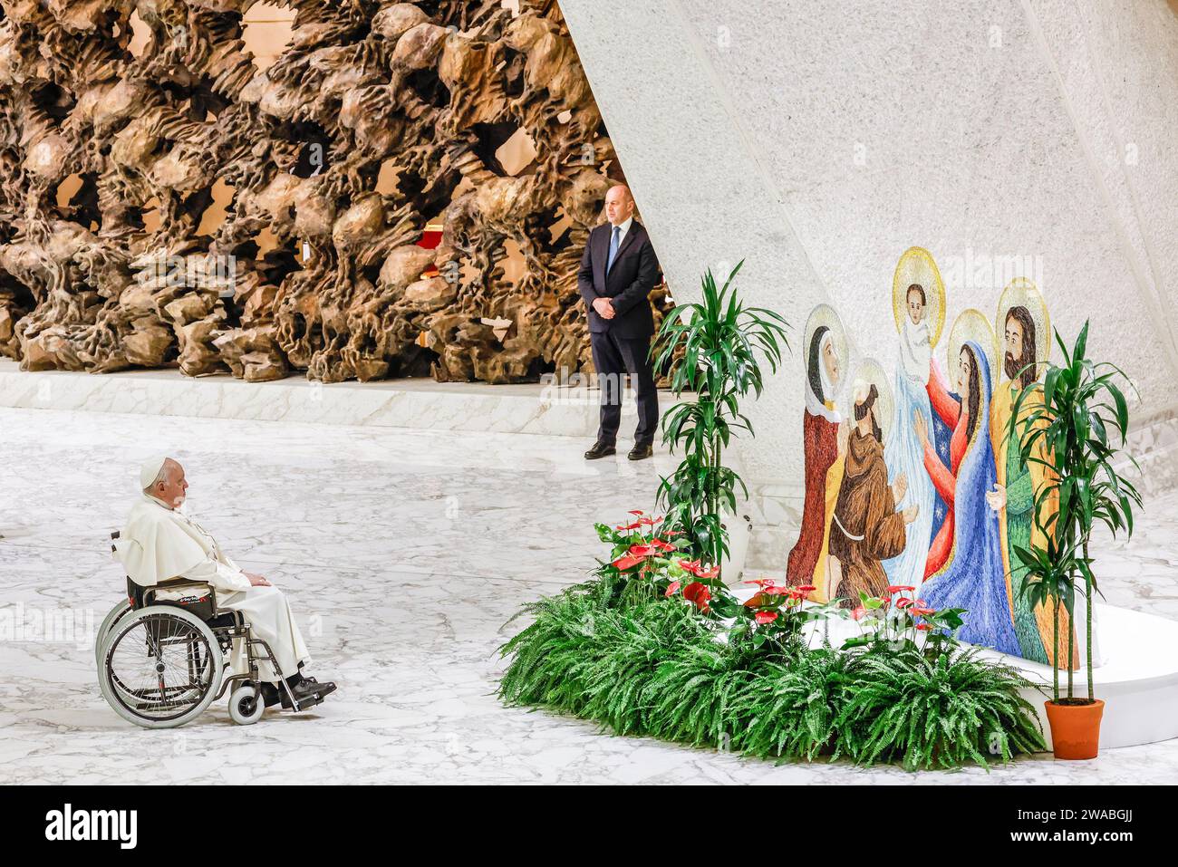 Nativity scene in front of city hall hi-res stock photography and ...