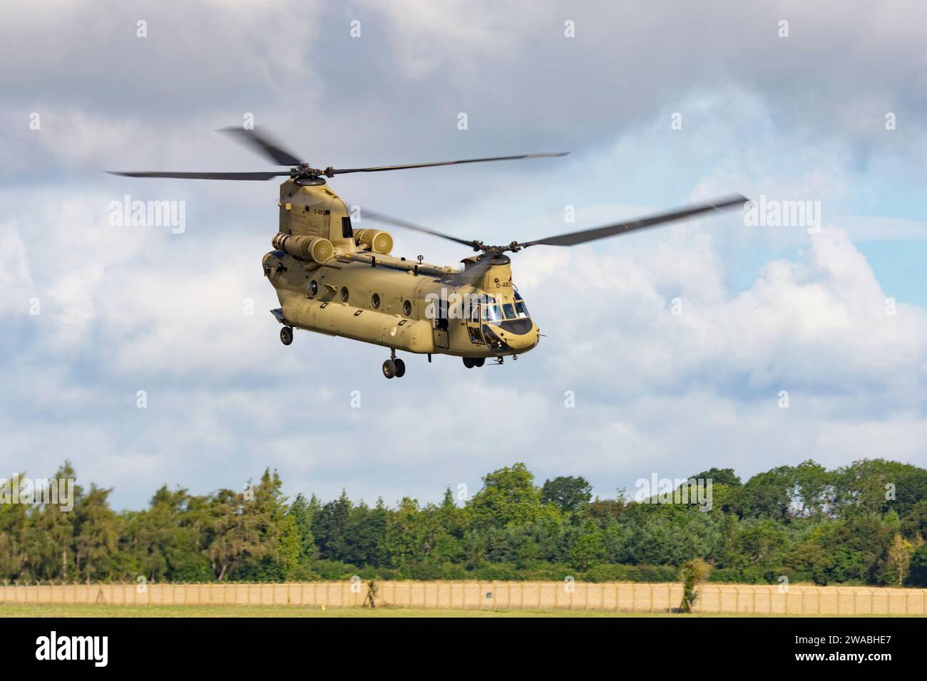 Boeing CH-47F Chinook Helicopter D-483 of 298 Squadron Netherlands ...