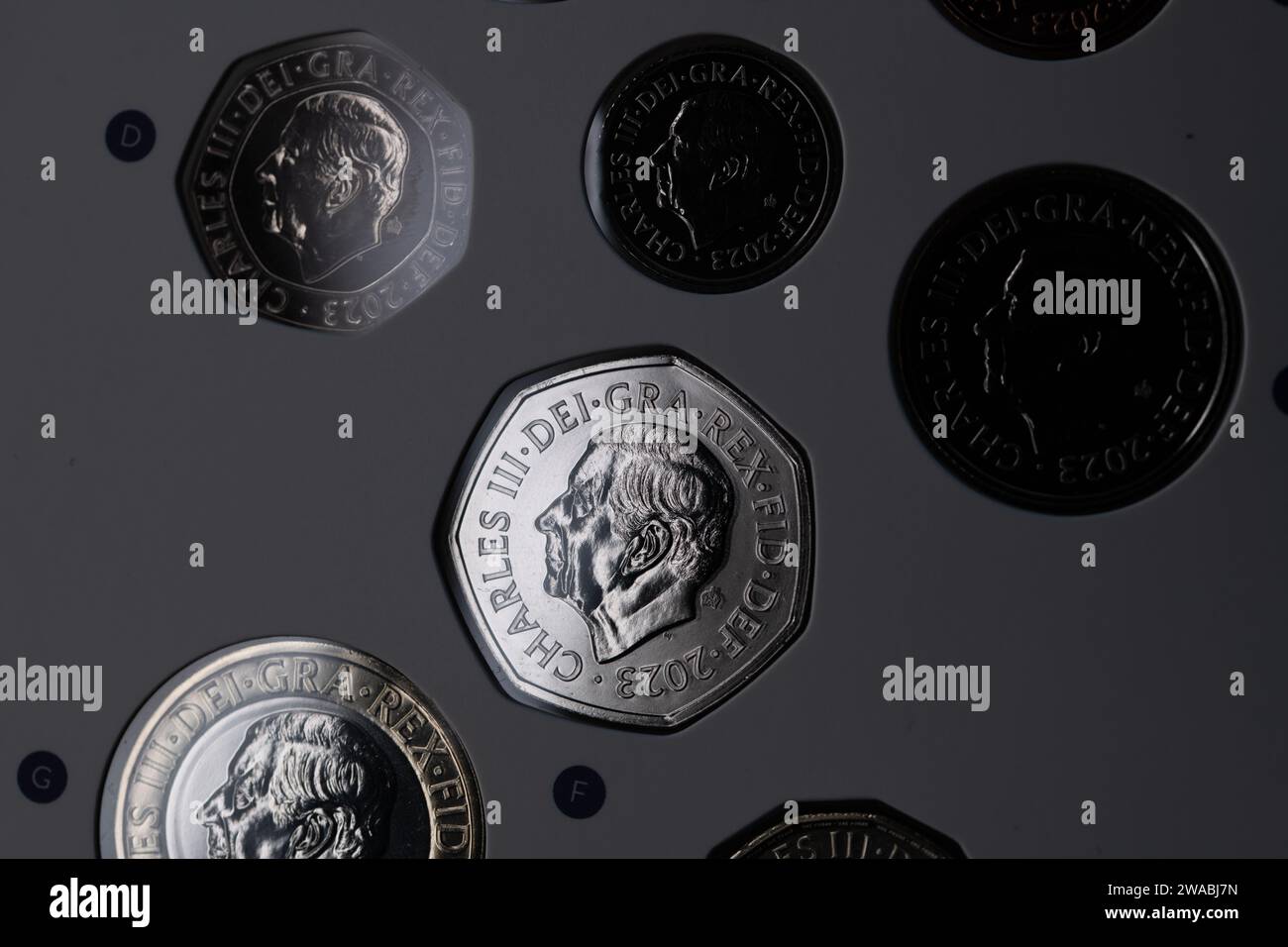 The Royal Mint, King Charles III 2023 UK uncirculated coin set, theme ...
