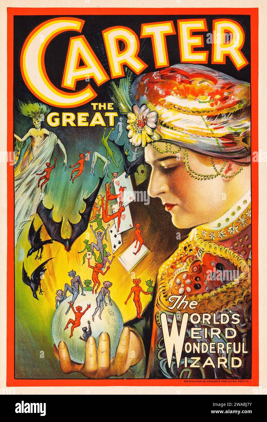 Magician poster wizard hi-res stock photography and images - Alamy