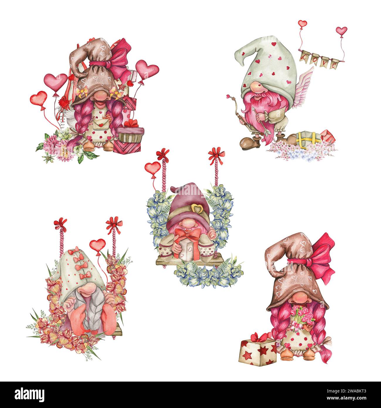 Three gnomes Cut Out Stock Images & Pictures - Alamy