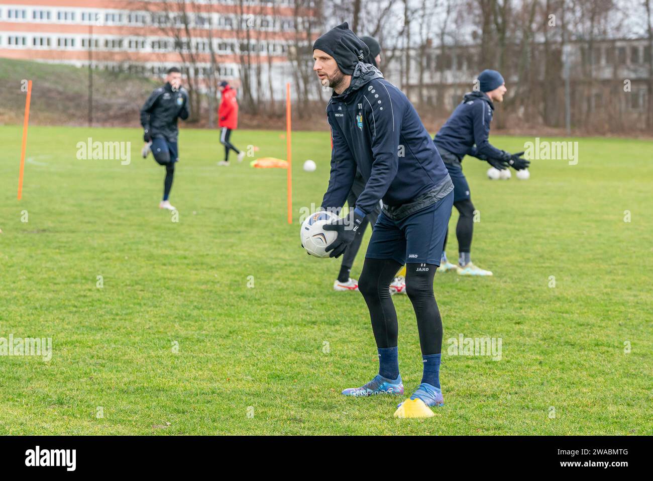 Chemnitz, Deutschland 03. Januar 2024: Regionalliga Nordost - 2023/2024 ...