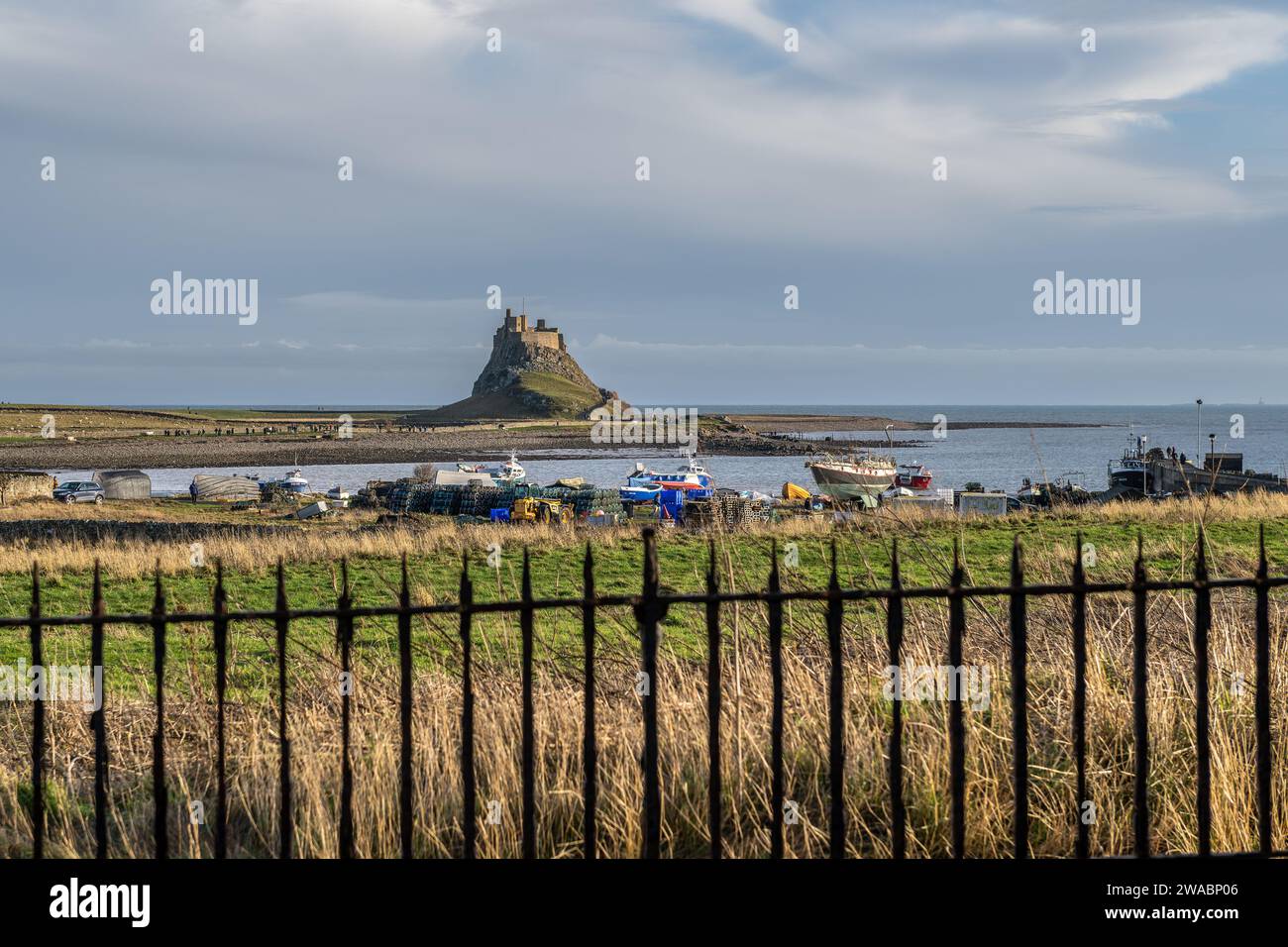 Pilgrims way to the holy island hi-res stock photography and images - Alamy
