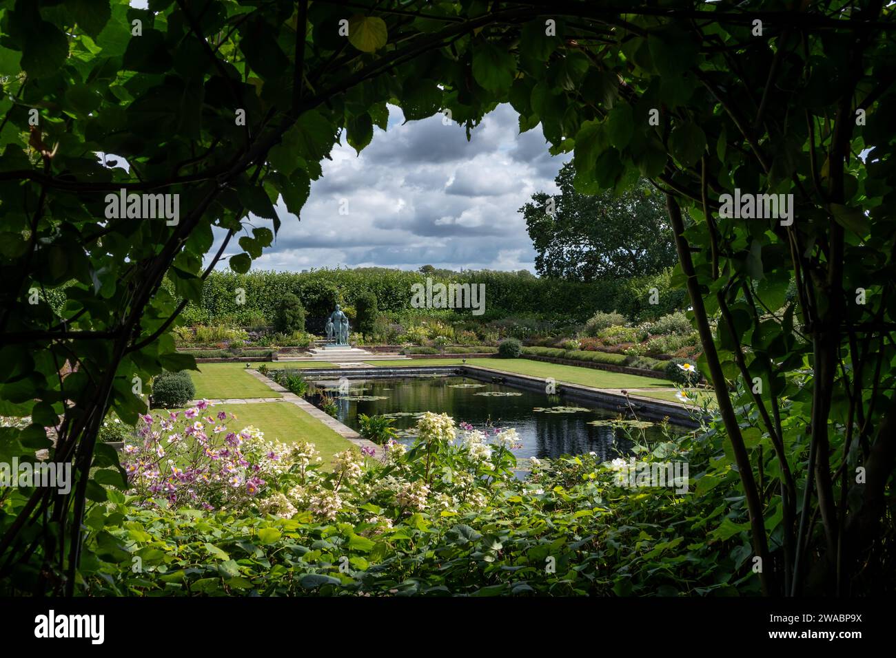 London, GREAT BRITAIN - 28.August 2023: Princess Diana Memorial In ...