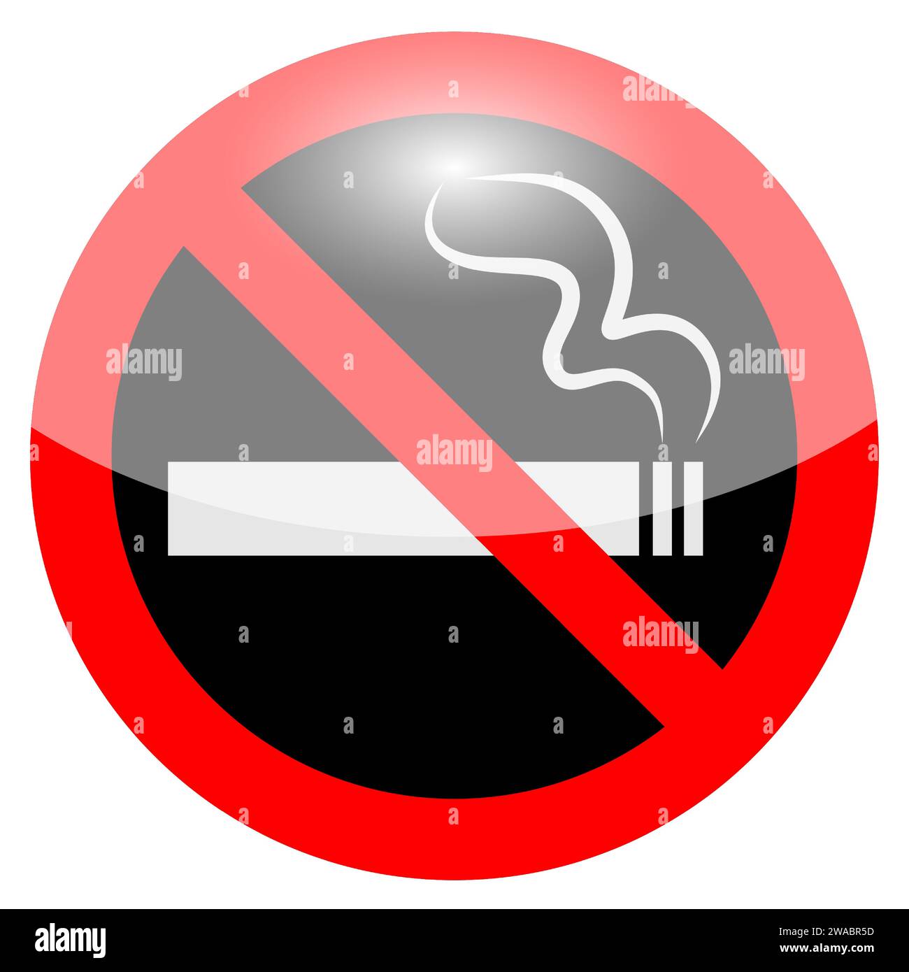 No smoking sign icon. Stop cigarette symbol. Vector illustration Stock ...