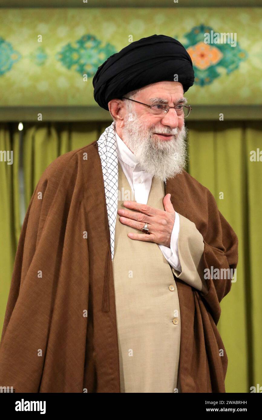 Tehran, Iran. 3rd Jan, 2024. Iranian Supreme Leader Ayatollah ALI ...