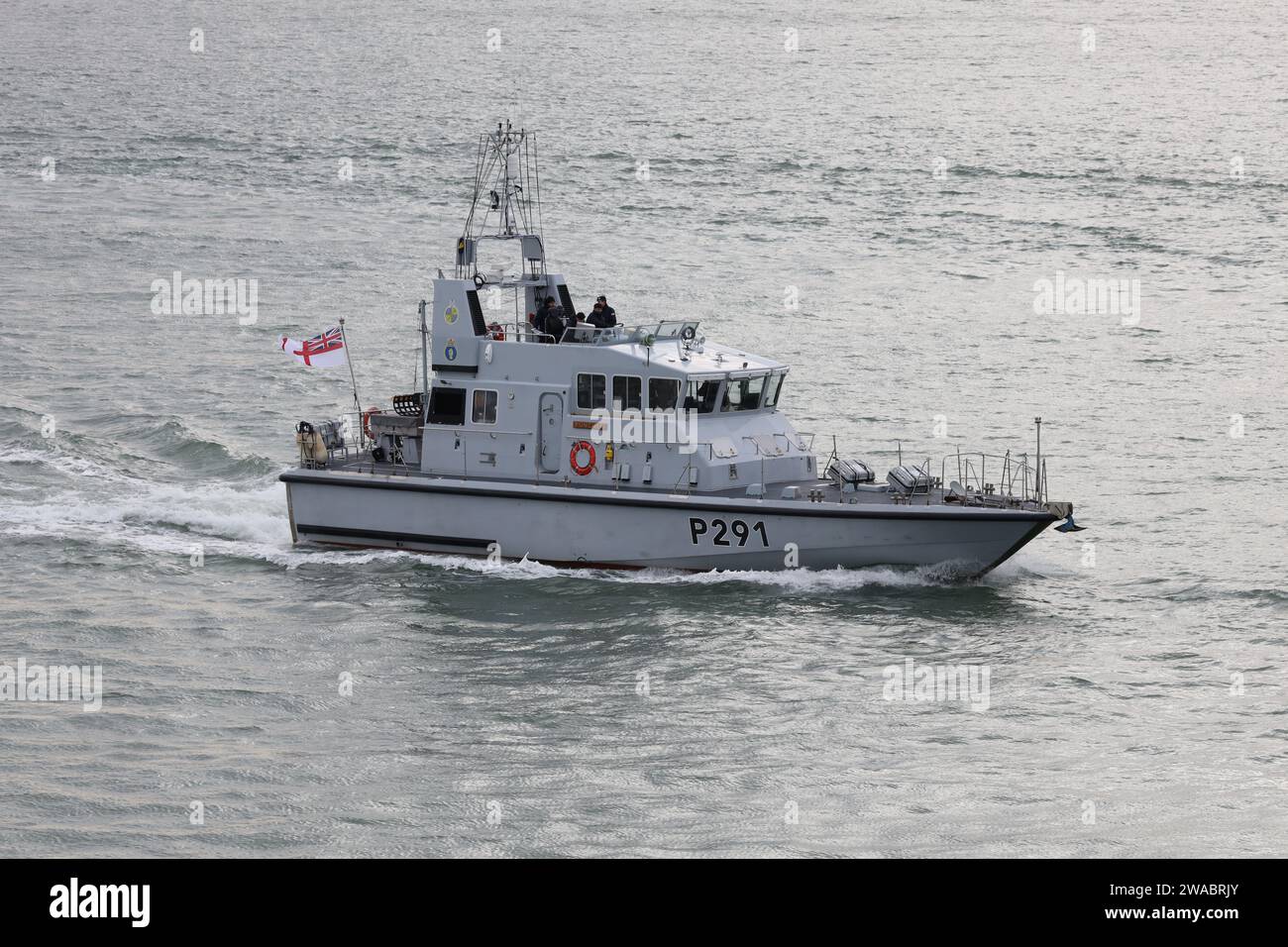 The Royal Navy Archer class P2000 fast training boat HMS PUNCHER (P291 ...