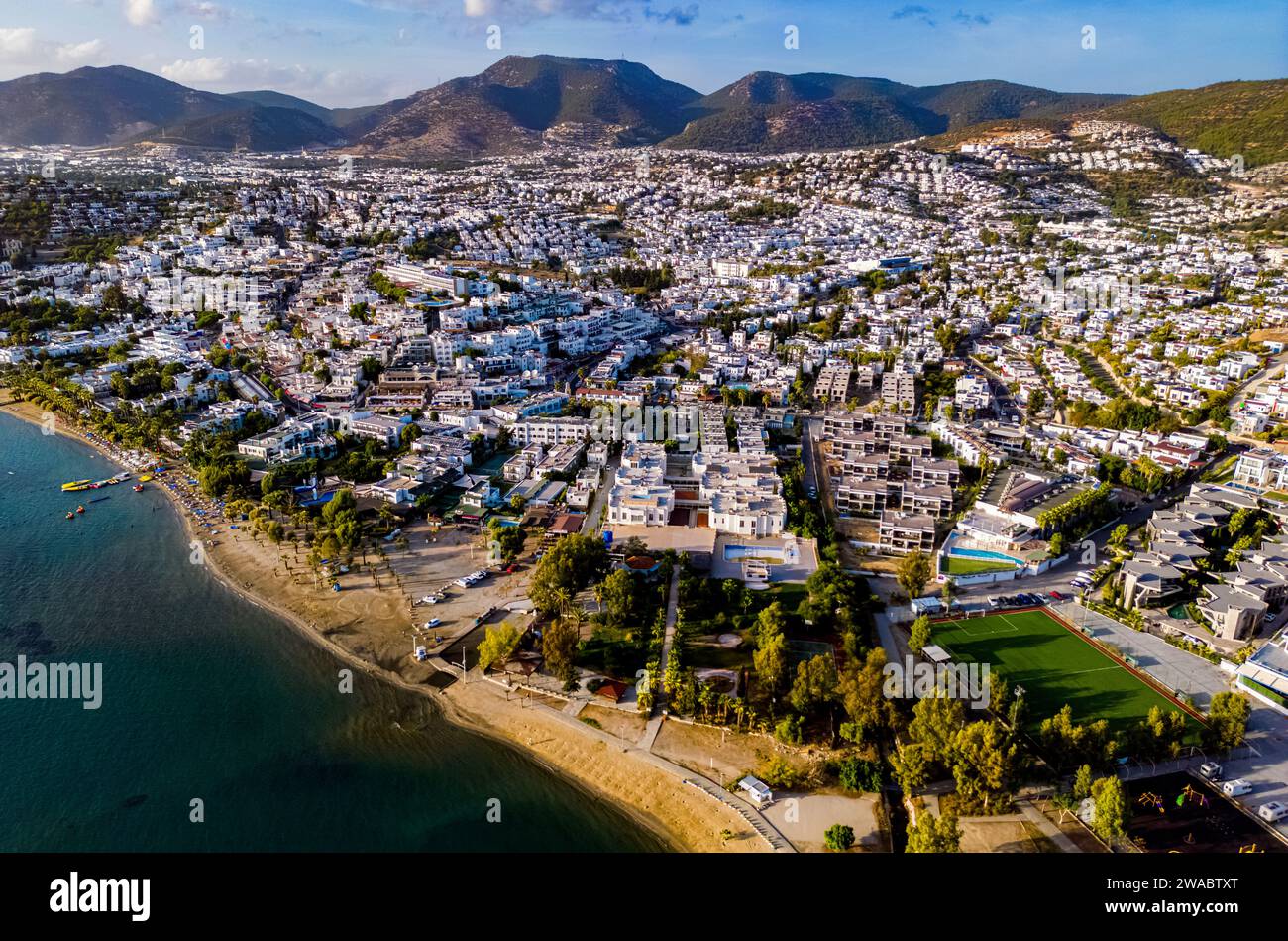 Gumbet beach resort bodrum turkey hi-res stock photography and images ...