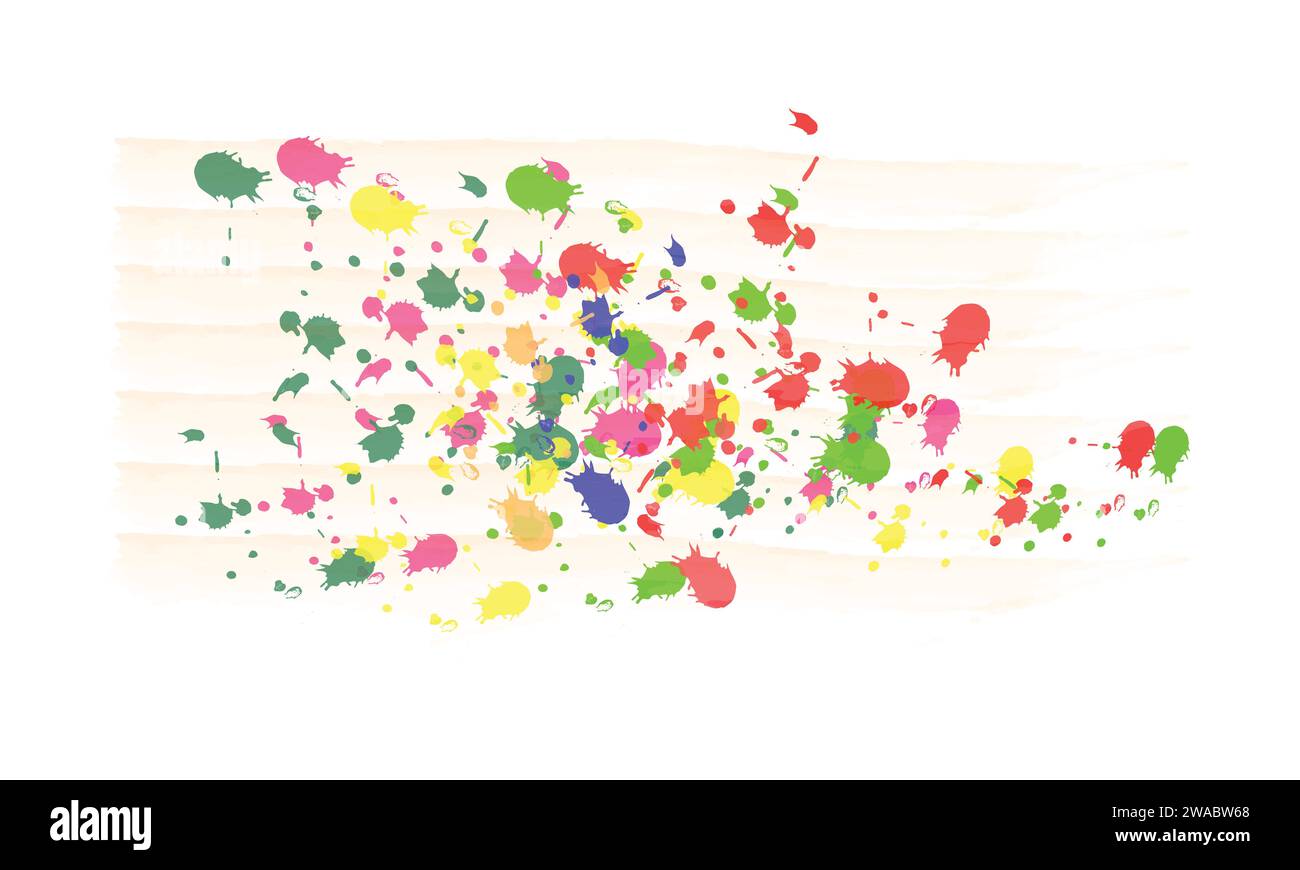 Rainbow paint splash background. Colorful explosion of holi paint ...